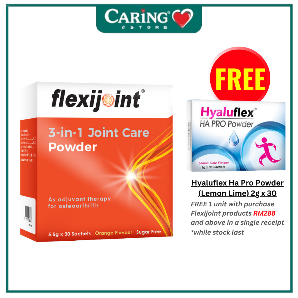 FLEXIJOINT 3 IN 1 JOINT CARE POWDER (1500MG × 5.5G × 30S) | Shopee Malaysia