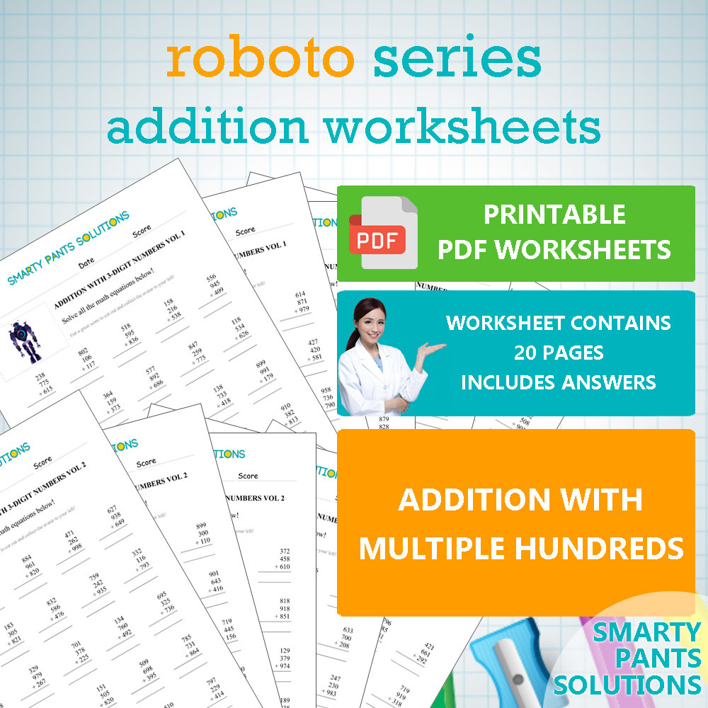 🏅 Addition Mathematics Worksheets P2 P3 Questions With Answers Hundreds ...