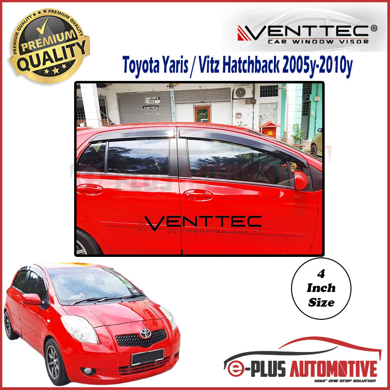 Toyota Yaris / Vitz (XP90) 2005-2010 Venttec Premium Acrylic 3mm Door ...