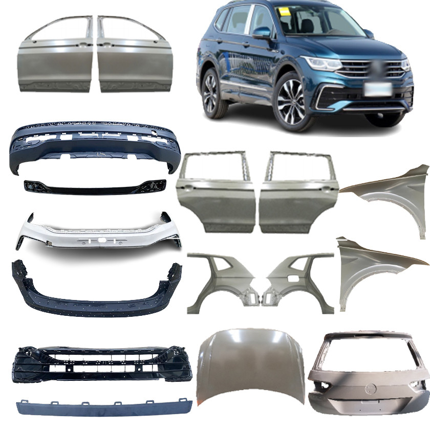 tiguan r-line body kit 2022 front rear bumper grille fender door ...