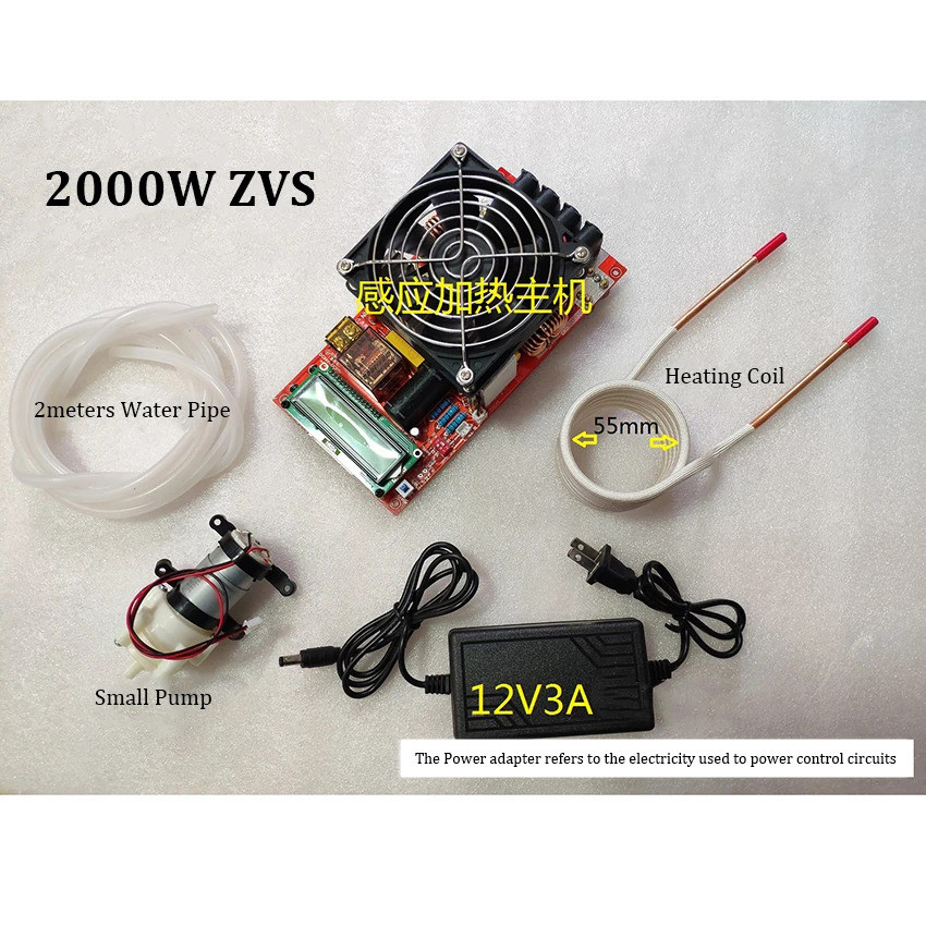 ZVS 2000W Electric Induction Heater Module for Melt Metal Temperature Protection Generator High ...