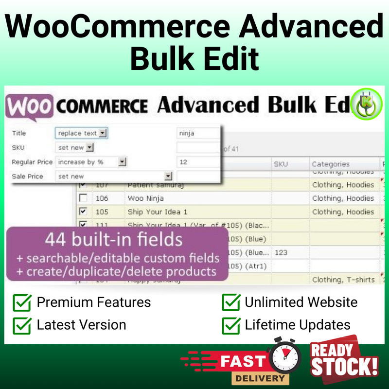 [Free Updates] WooCommerce Advanced Bulk Edit WordPress Plugin [Premium ...