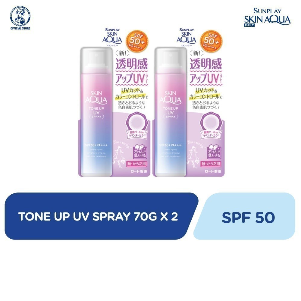Sunplay Skin Aqua Tone Up UV Spray (70g) | Shopee Malaysia