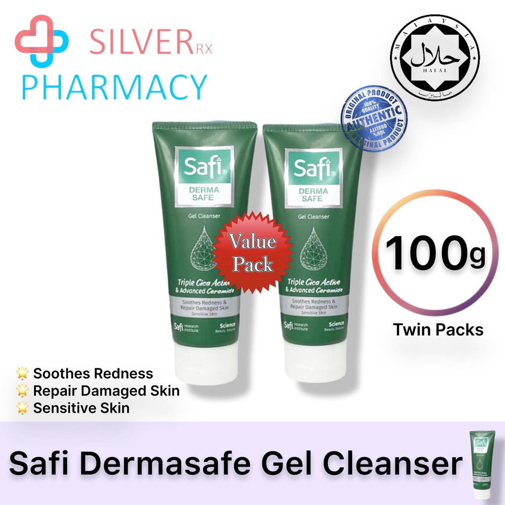 Safi Dermasafe Triple Cica Active & Advanced Ceramide Gel Cleanser 100g ...