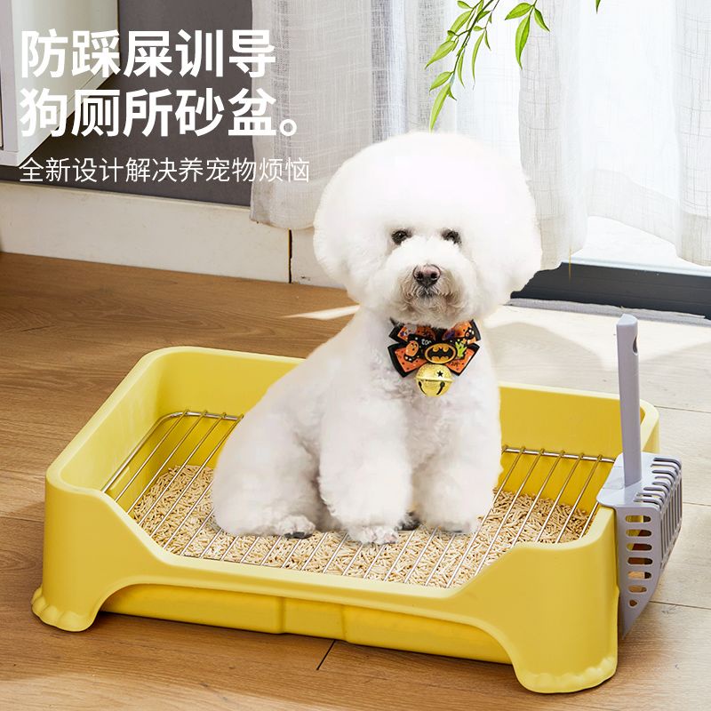 Dog Toilet Pet Bedpan Anti Sticking Shit Dog Basin Urine Stainless ...