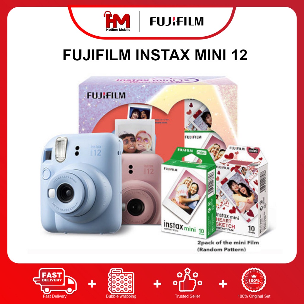 Fujifilm Instax Mini 12 | Original Fujifilm Malaysia | Shopee Malaysia