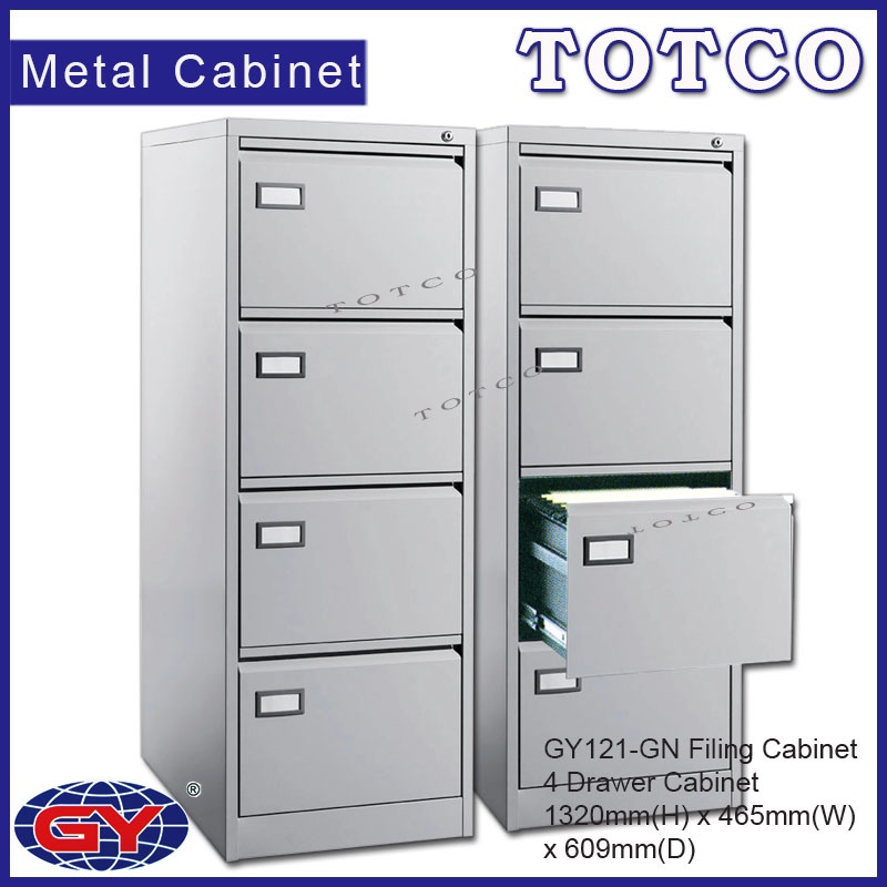 4 Drawer Filling Steel Cabinet with lock | Cabinet Office | Storage ...