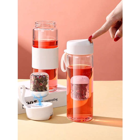 Magnetic bomb bubble cup tea separation glass ladies drinking cup 2023 new high color value ...