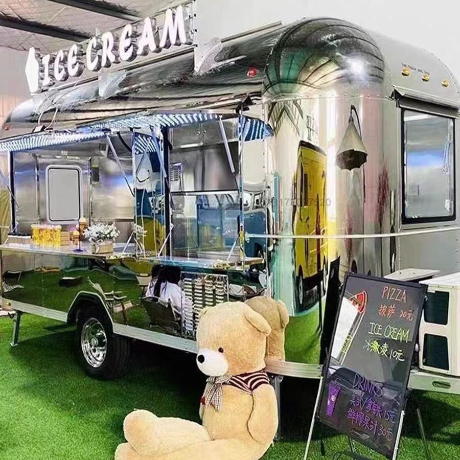 Dining Cart Multi-Function Dining Car Mobile Breakfast Cart Mobile Four ...