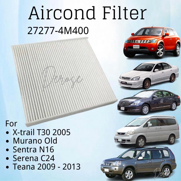 NISSAN XTRAIL 2005(T30)/ MURANO OLD MODEL/ SENTRA N16/ SERENA C24 ...