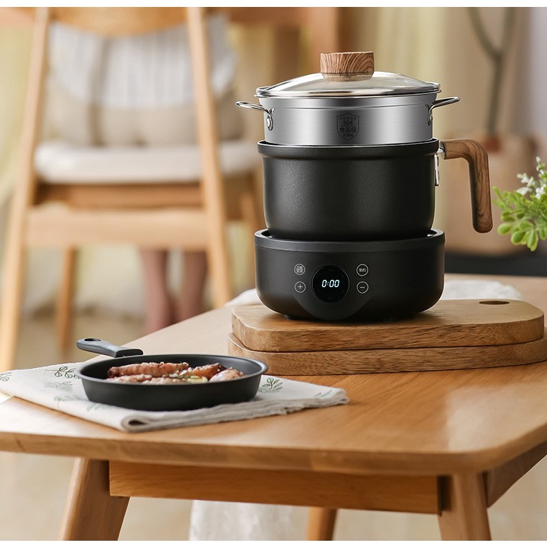 220V/110V Electric Cooking Pot Portable Multicooker Split Type Rice ...