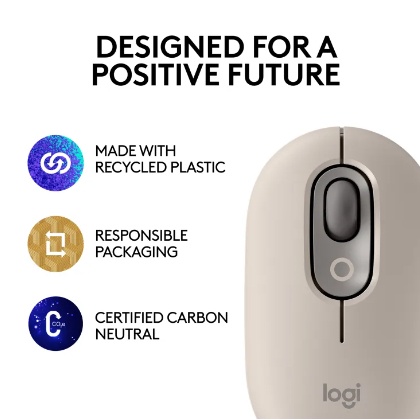 Logitech POP MOUSE Wireless Mouse with Customizable Emoji - Bluetooth ...