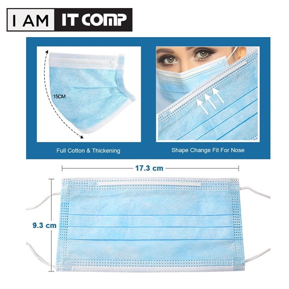 (Ready Stock In M'sia) SURGICAL FACE MASK 3PLY (50PACK) | Shopee Malaysia