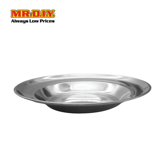 (MR.DIY) Stainless Steel Plate (22 cm) | Shopee Malaysia