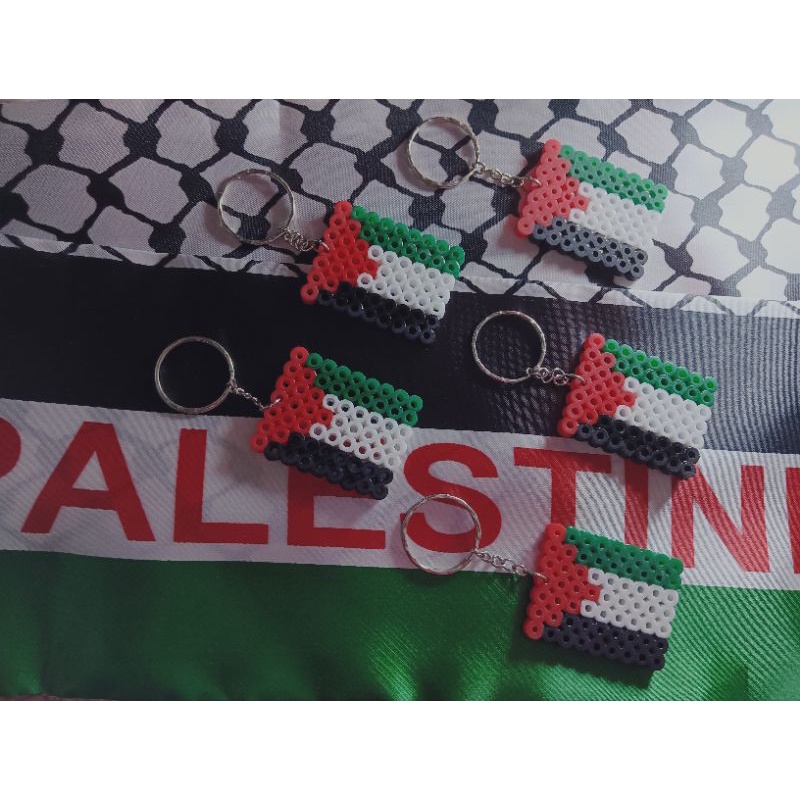 Palestine Keychain Hand-made 🇵🇸 Beli and Donate RM1 for Palestine ...