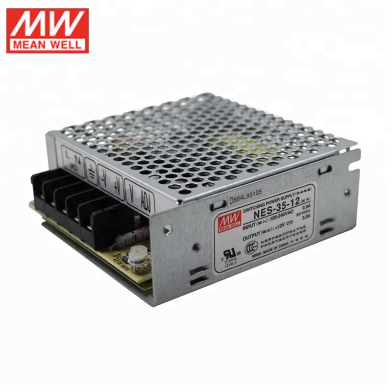 Original MEAN WELL NES-35-12 35W Switching Power Supply 110/220VAC to ...