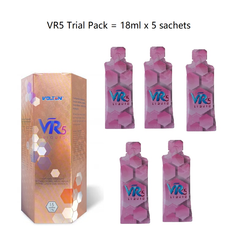 VR5 Liquid Original From Volten For Elderly and Children (18ml x 5 ...