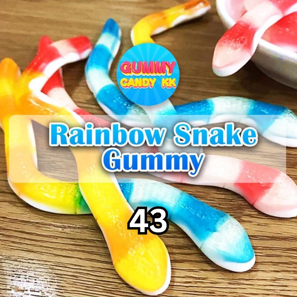 Rainbow Snake Gummy- 100 g Pack | Shopee Malaysia