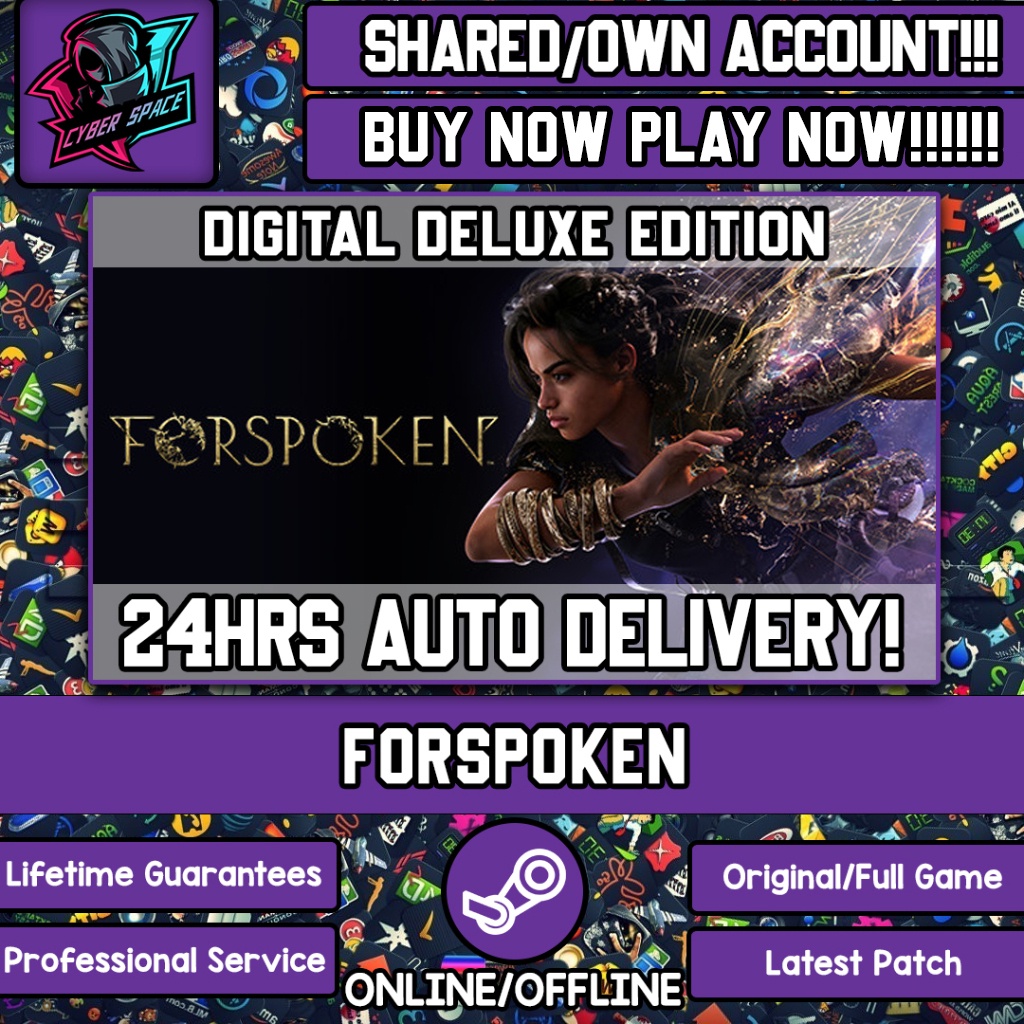 Forspoken [Auto Delivery] [Steam Online & Offline] (Full DLC) Cyber Space PC Game | Shopee Malaysia