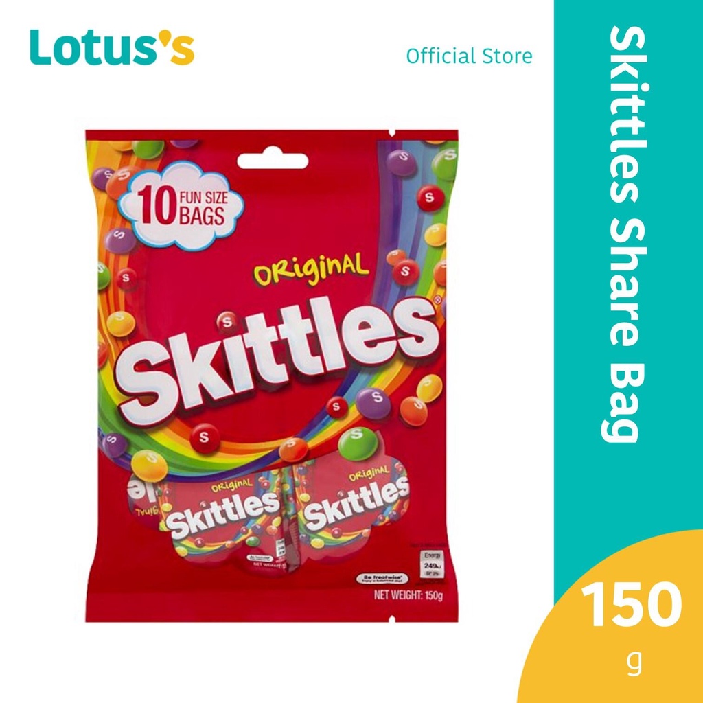 Skittles Share Bag 150g | Shopee Malaysia