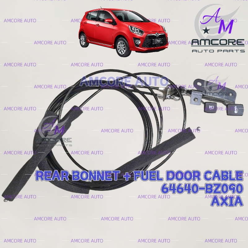 PERODUA AXIA - TRUNK LID CABLE / BOOT CABLE / REAR BONNET CABLE / FUEL ...