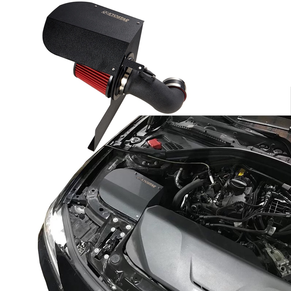Aluminum Car air intake system kit air intake filter High Performance ...