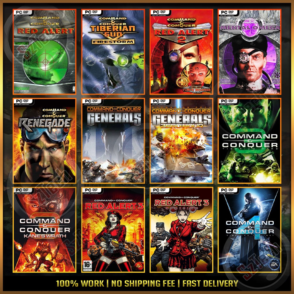 Command And Conquer [PC/Laptop Games] 🔥Red Alert 2 🔥Yuri’s Revenge🔥Zero ...