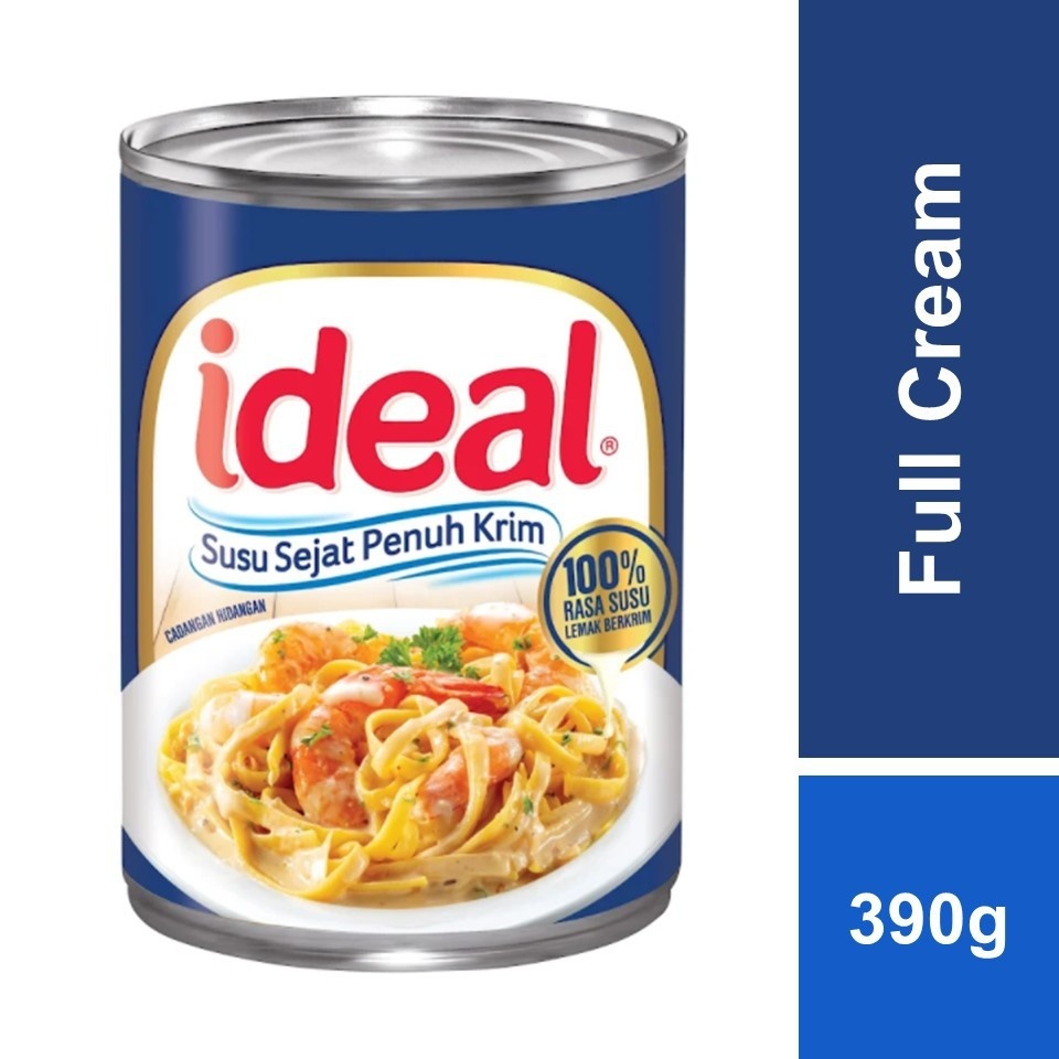 Ideal Full Cream Evaporated Milk 390g | Shopee Malaysia