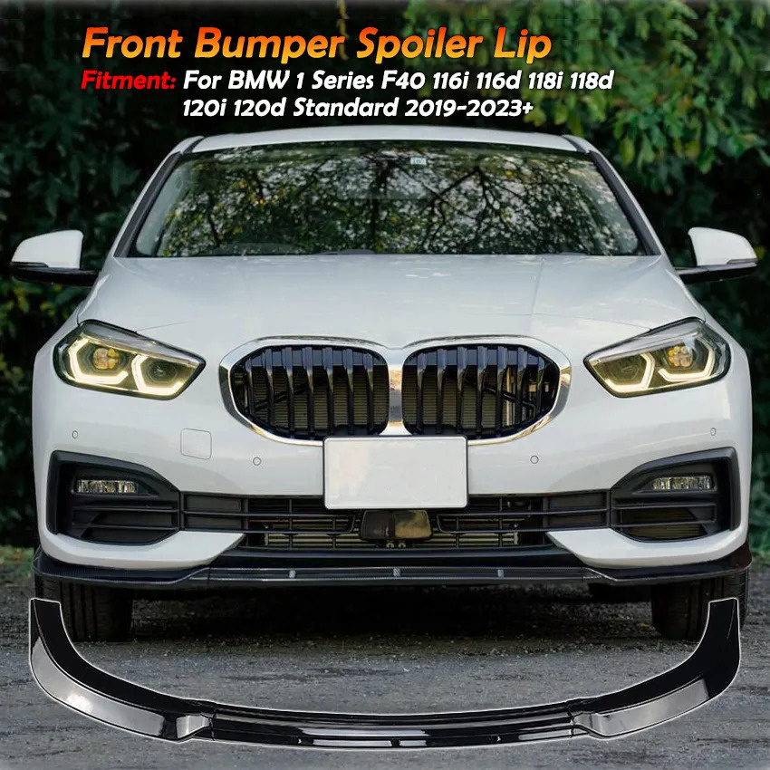 For BMW 1 Series F40 116i 116d 118i 118d 120i 120d Front Bumper Spoiler ...