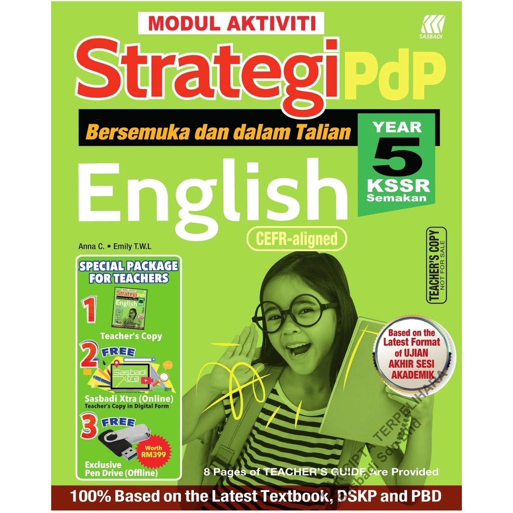 Sasbadi 2024: Modul Aktiviti Strategi PDP: English Year 5 ( Edisi Murid ) BK24RBI5 9789837736108 ...