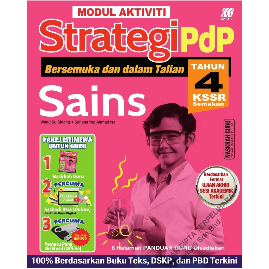 Sasbadi 2024: Modul Aktiviti Strategi PDP: Sains Tahun 4 ( Edisi Murid ) BK24RSA4 9789837736153 ...