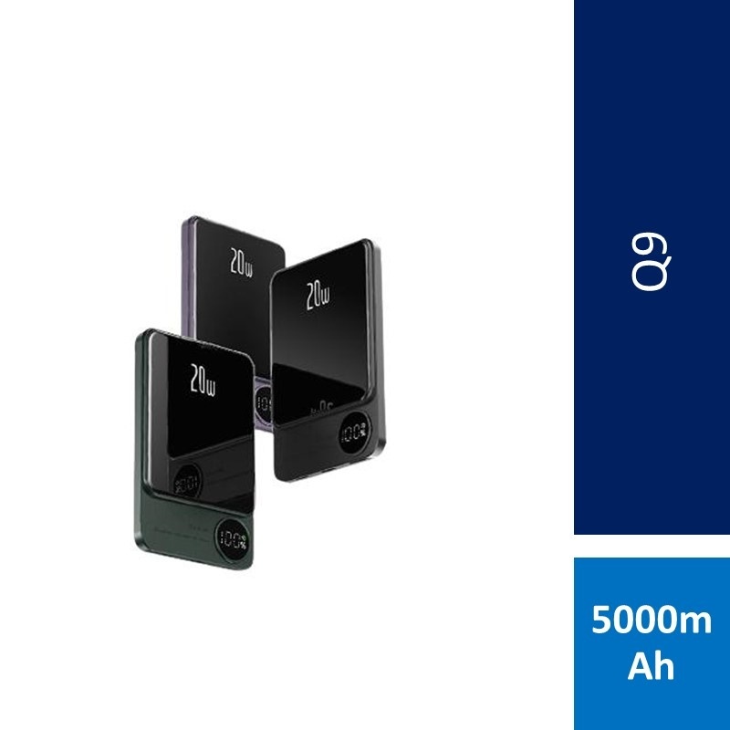 Pinergy Q9 PD20W 5000mAh / Q9Plus 10000mAh Fast Charging Wireless ...