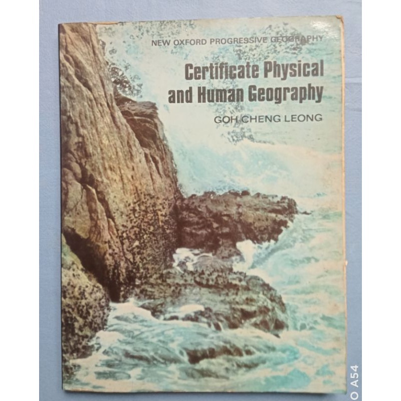 preloved CERTIFICATE PHYSICAL AND HUMAN GEOGRAPHY goh cheng leong ...