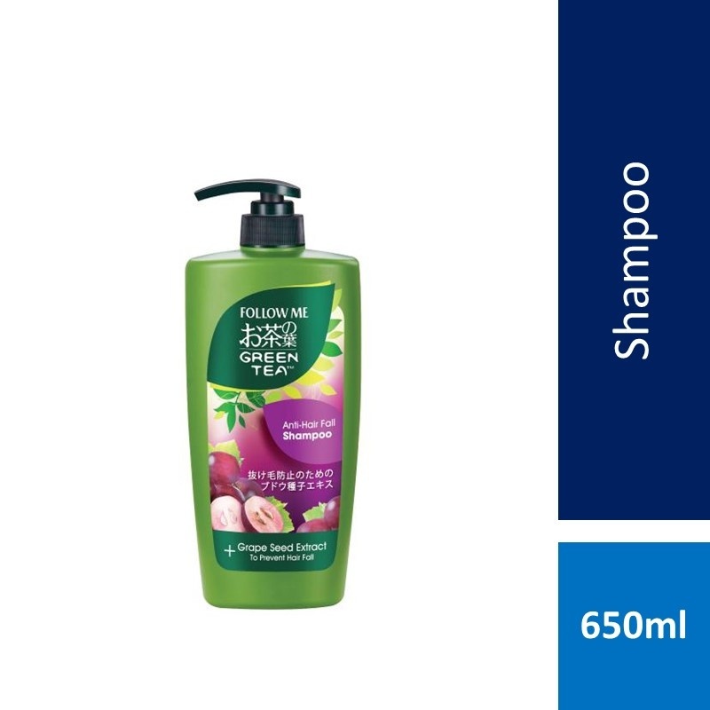Follow Me Green Tea Shampoo (Anti-Hair Fall) 650ml | Shopee Malaysia