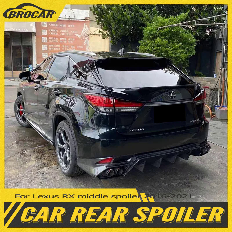 For Lexus RX middle spoiler RX200T RX300 RX350 RX450H 2016-2021 FRP ...