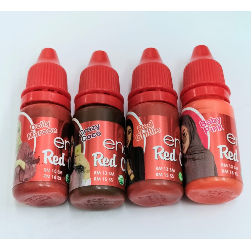 ENAI RED CHILLI ( Dolly Maroon / Red Chilli / Baby Pink / Crazy Coco ...