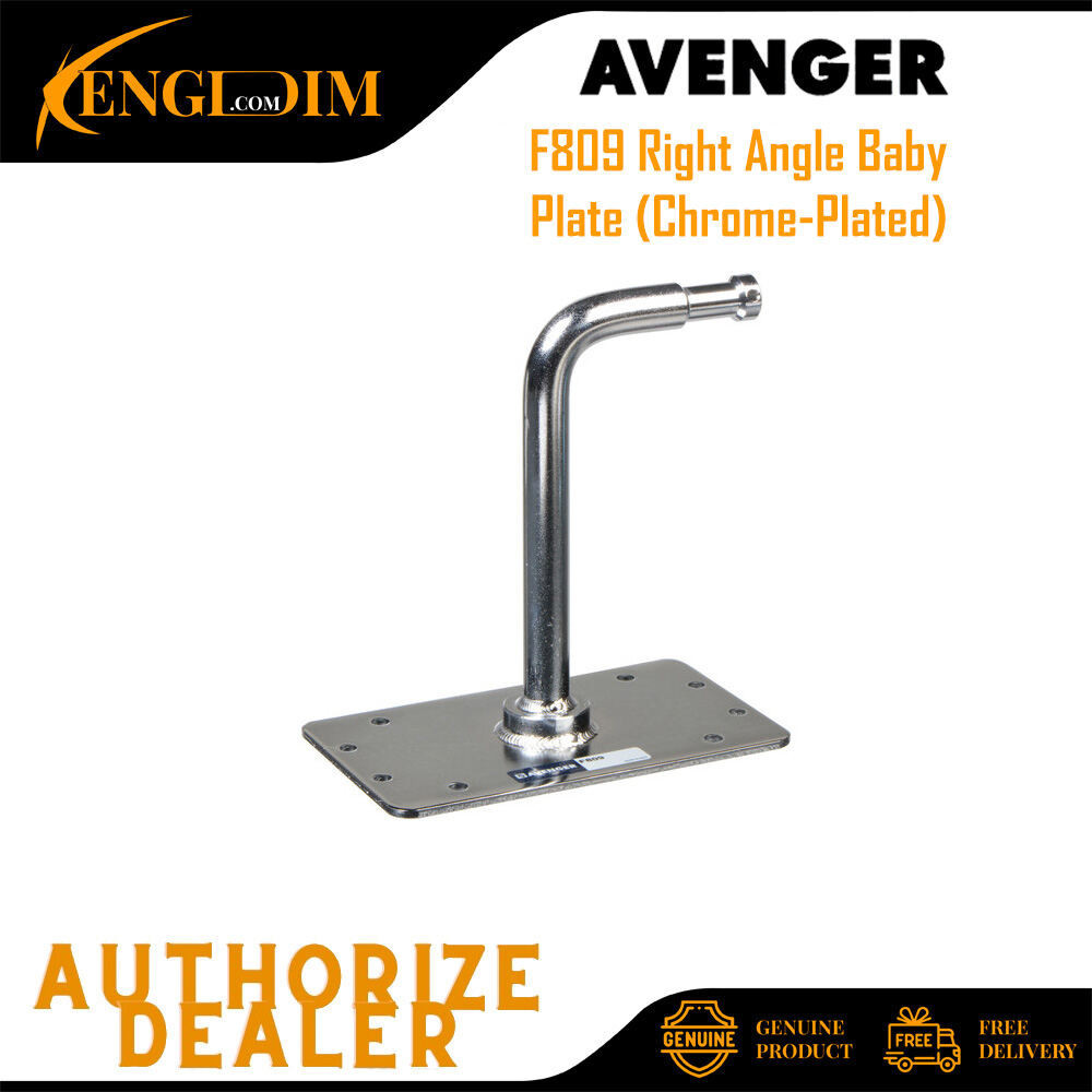 Avenger F809 Right Angle Baby Plate (Chrome-Plated) | Shopee Malaysia