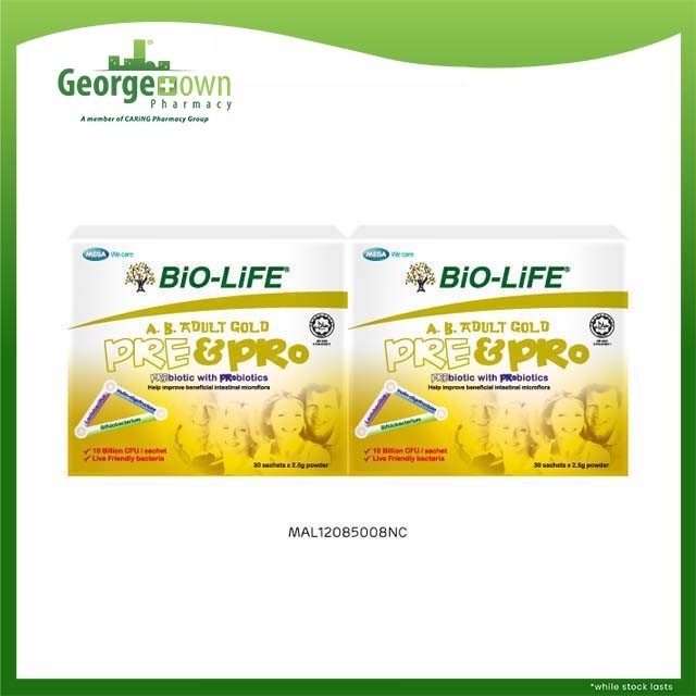 BioLife A.B Adult Gold Pre & Probiotics (2*30S) | Shopee Malaysia