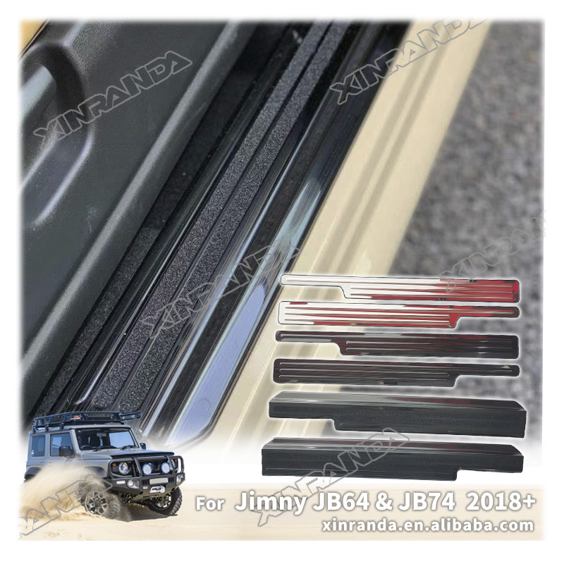 jimny accessories Door Sill Scuff Door Sill Protector Sticker For ...