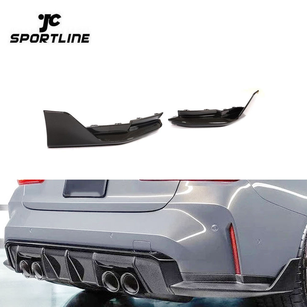 JCSportline Pre-preg G80 M3 Rear Bumper Aprons for BMW 3 Series G80 M3 ...