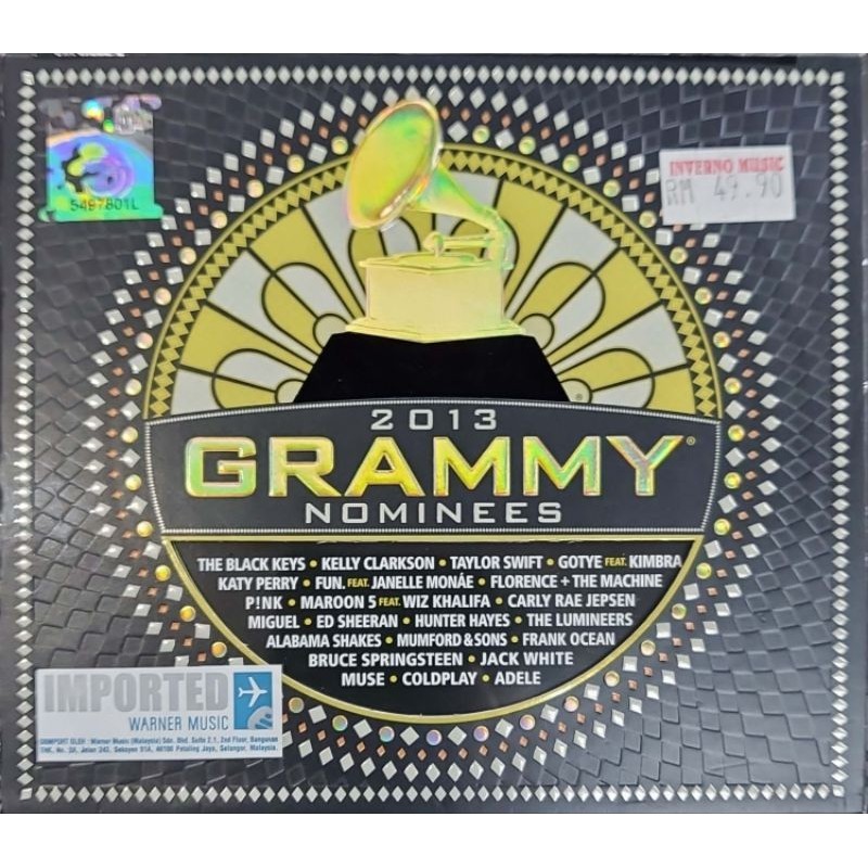 2013 Grammy Nominees - Various Artists (CD) | Shopee Malaysia