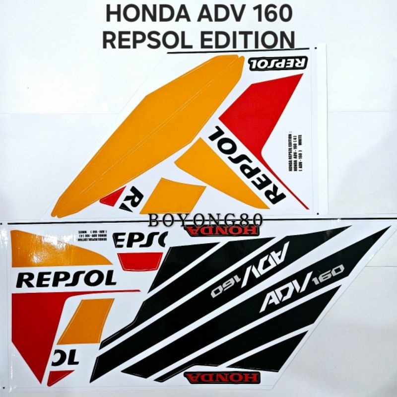 HONDA ADV 160 REPSOL EDITION BODY STICKER ( READY STOCK ) | Shopee Malaysia