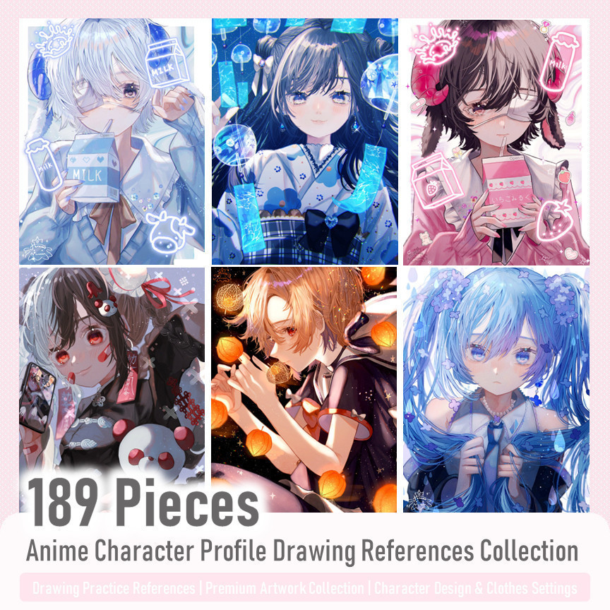 🔥 Drawing References Illustration - Anime Character Profile References ...