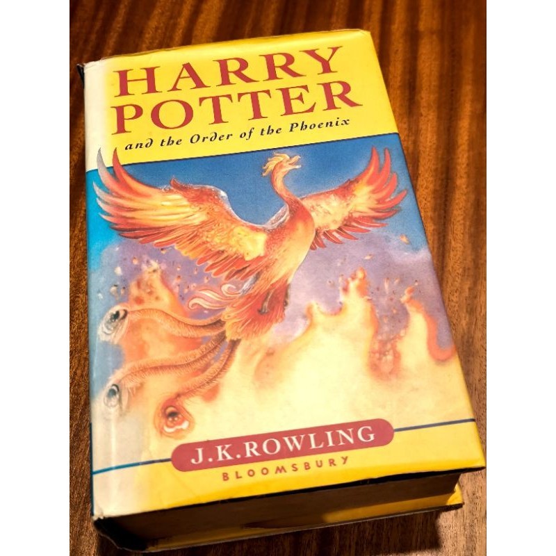 Harry Potter And The Order Of The Phoenix Novel Book By J K Rowling ...