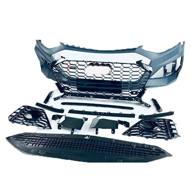 RS4 audi a4 b9.5 body kit front bumper Auto modified PP material front ...