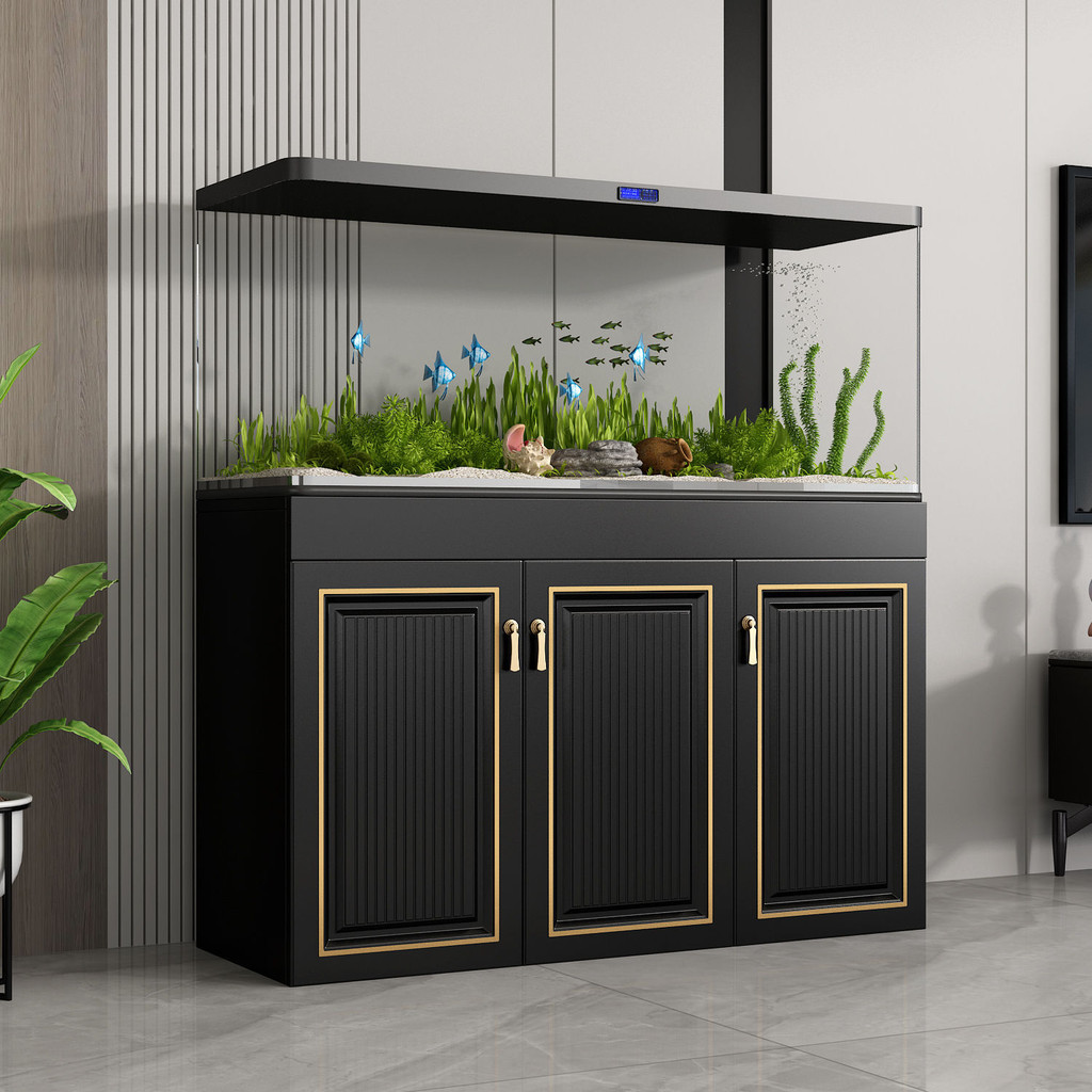 Large Luxury Aquarium Cabinet for Living Room - Spacious Fish Tank ...