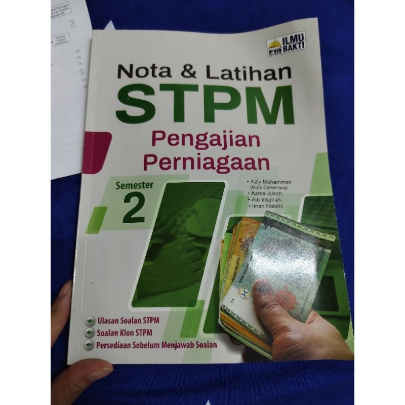 Second hand🇲🇾pengajian perniagaan pp form 6 semester 2sem2stpm | Shopee ...