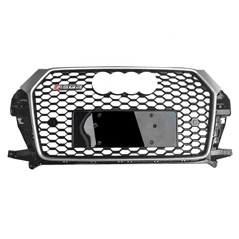 Honeycomb Grill for Audi Q3 SQ3 car accessories front grill for audi Q3 ...
