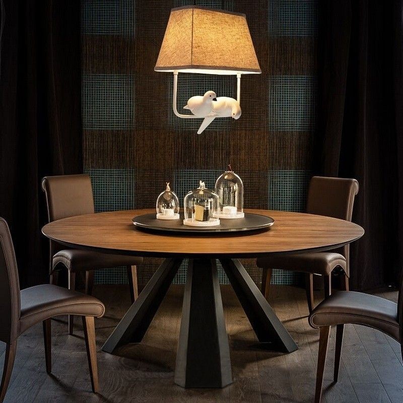 Solid Wood round Table round Band Turntable 10-Seat 1.5 M 1.8 M ...