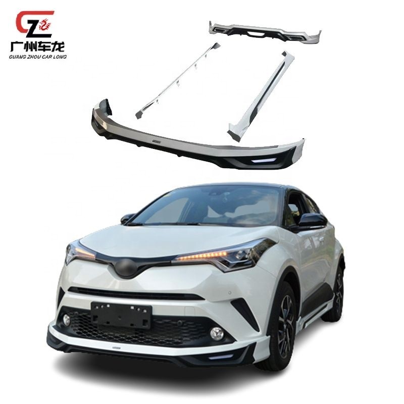 Factory Direct ABS Material Car Bumpers For Toyota CHR 2018-2022 Front Lip Rear Lip Side Skirts ...